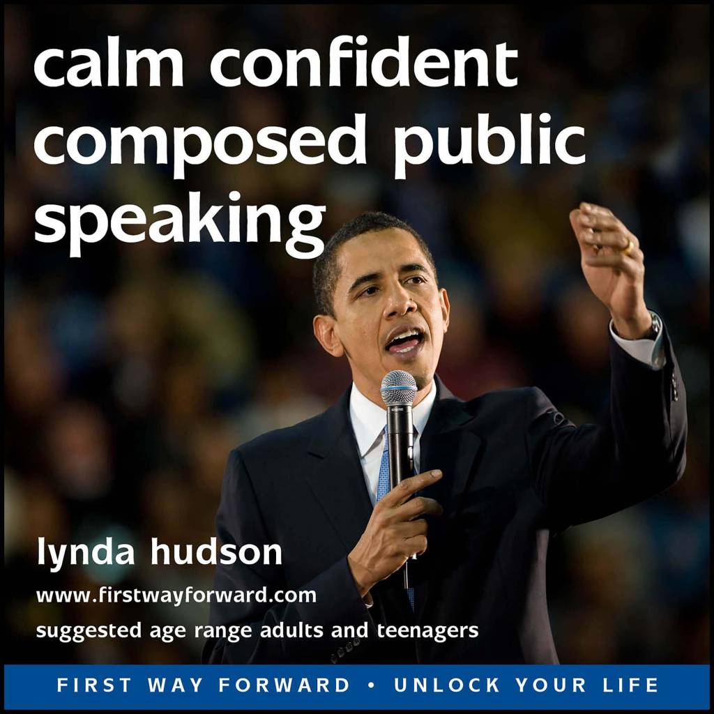 Calm, confident composed public speaking - Lynda Hudson - Hypnotherapist